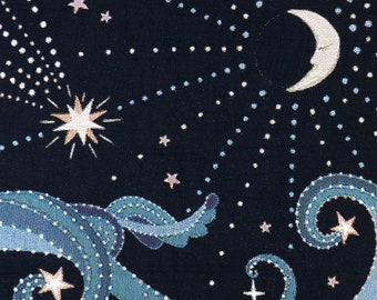 Blue Woven Cotton Wall Hanging beautiful as the Moon by Le Châle Bleu ...