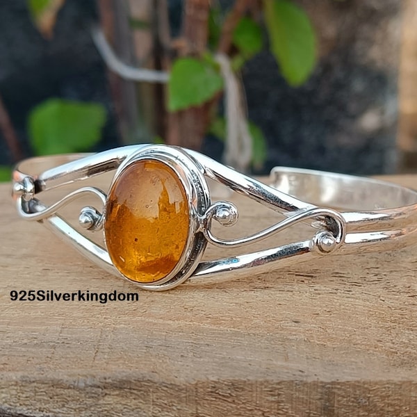 Amber Bangle - Etsy