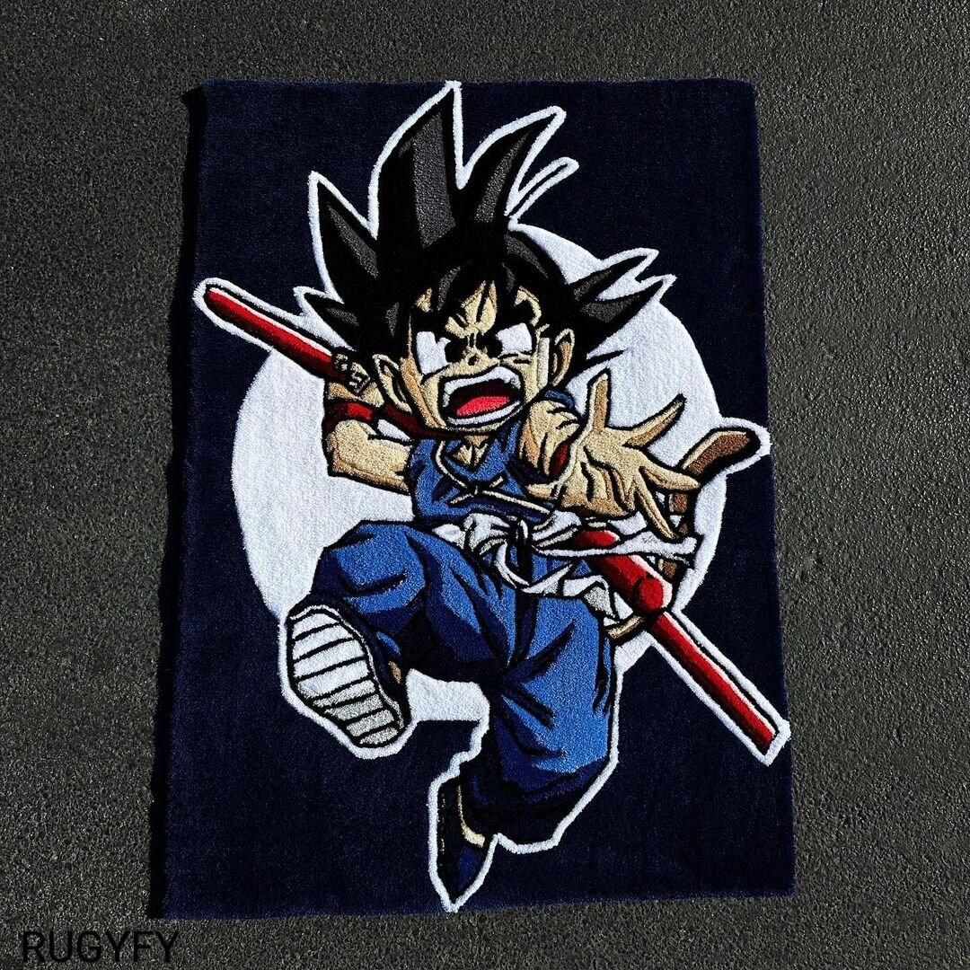 Goku Hand Made Tufted Rugs Dragon Ball Z Rugs for Home and - Etsy