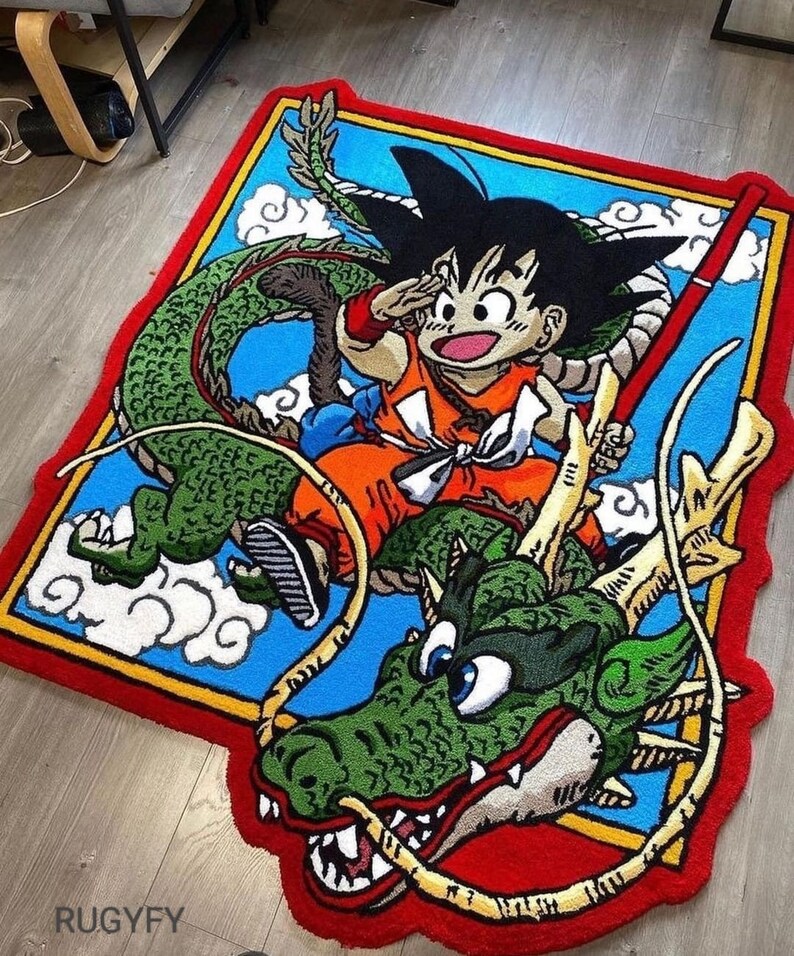 Goku Hand Made Tufted Rugs Dragon Ball Z Rugs for Home and - Etsy