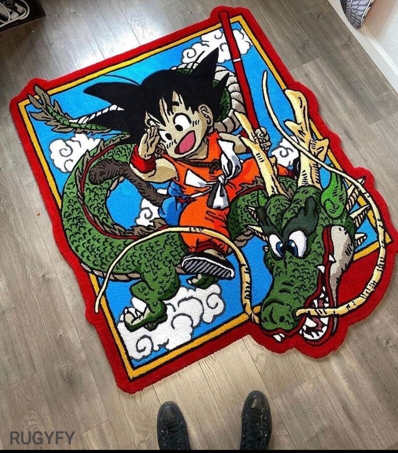 Buy Goku Hand Made Tufted Rugs Dragon Ball Z Rugs for Home and Online ...