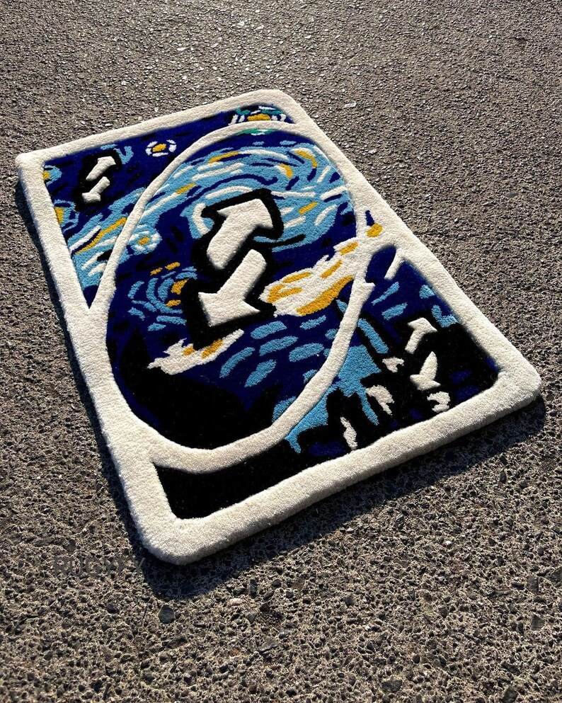 Uno Reverse Card Hand Made Tufted Rugs Uno Reverse Rugs for - Etsy ...
