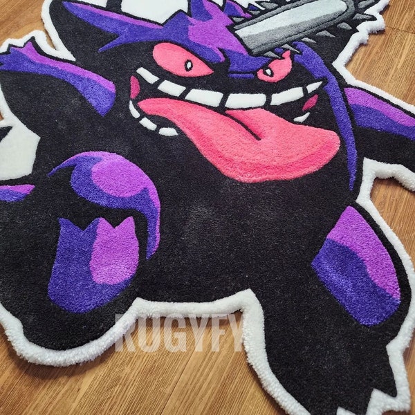 Gengar Rug - Etsy