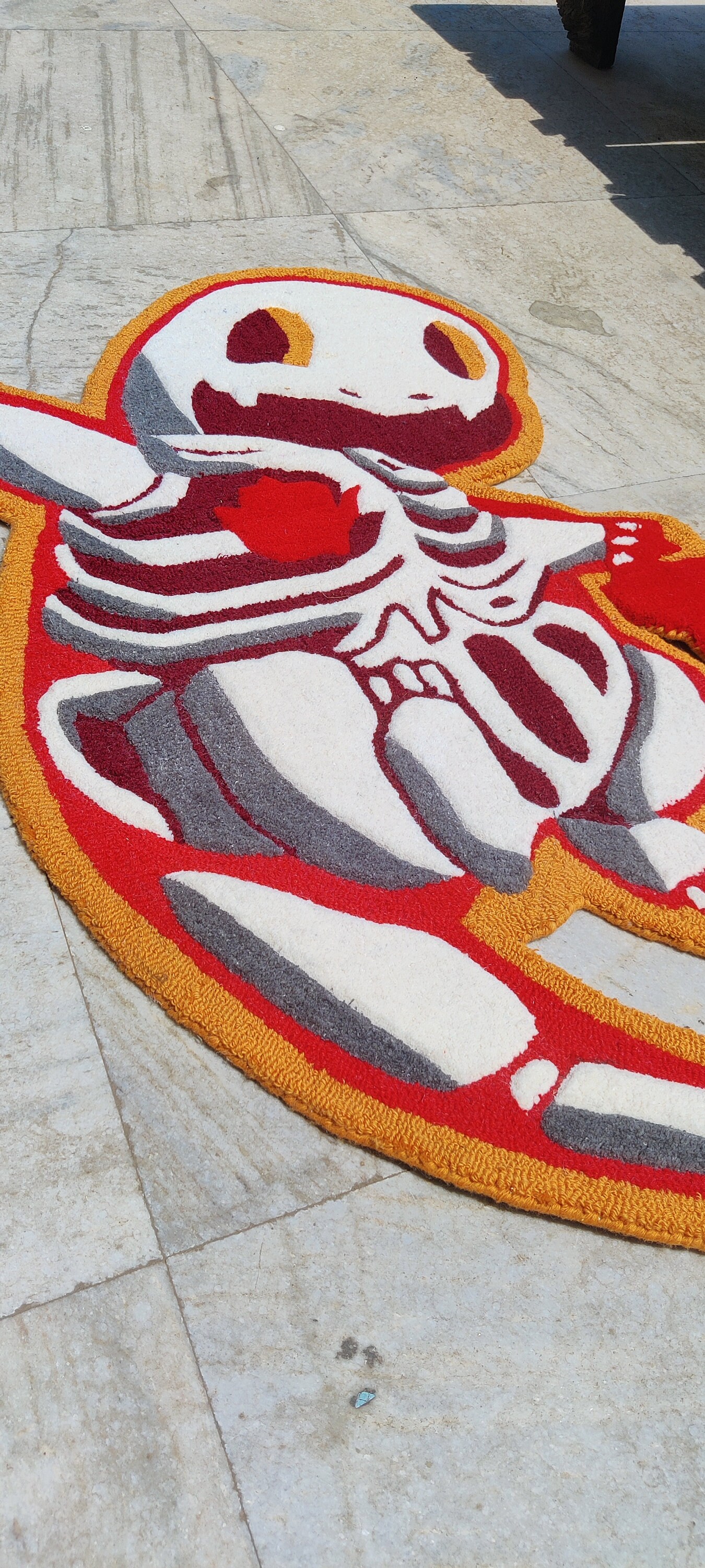 Hand Made Tufted Charmander Rugs for Kids Room Charmander Rug - Etsy Canada