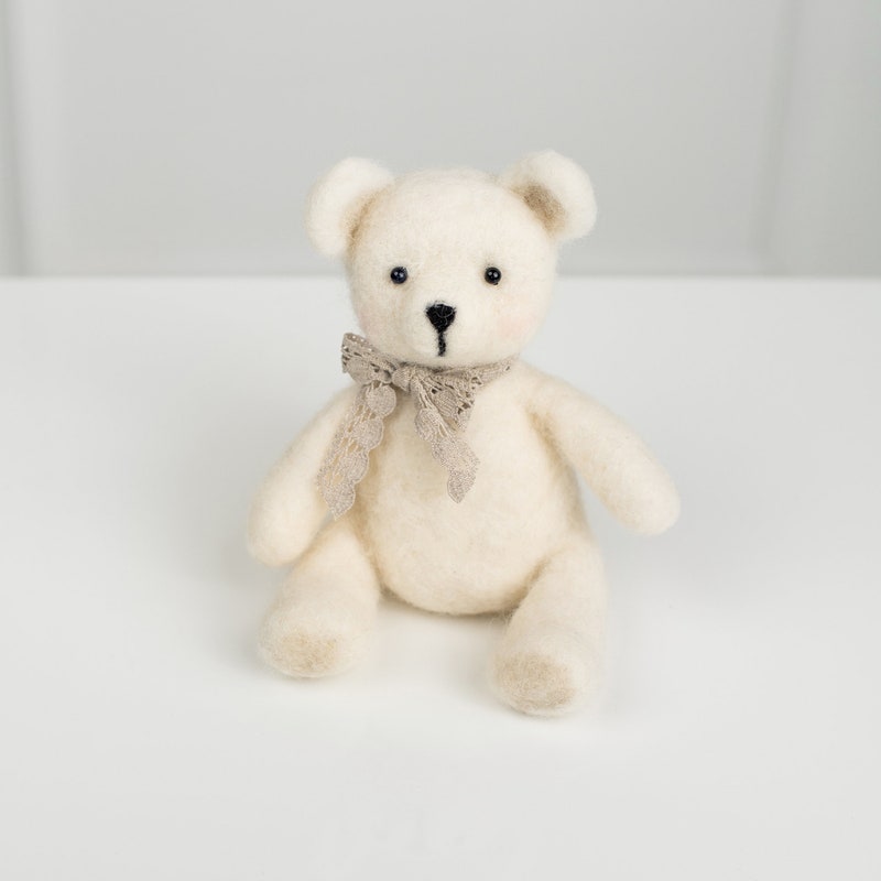 Felt Teddy Bear - Etsy
