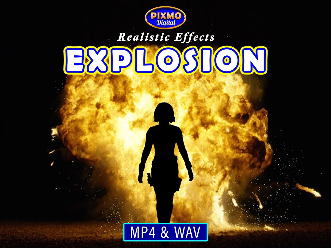 Explosion Realistic Effects Pack - High-quality 4K MP4 + Sound Effects ...