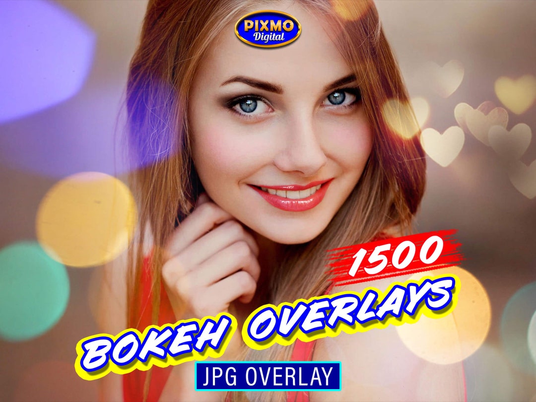 Photoshop Bokeh Overlays 1500 JPG Images Photos Image & Photo Editing Most Major Software Adobe ...