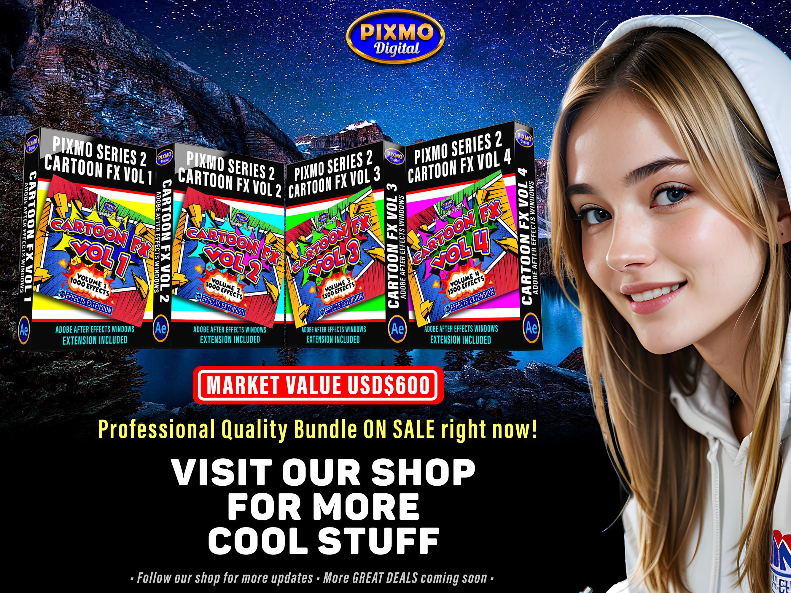 Video Editing Animation & Motion Pack for Adobe After Effects PC ...