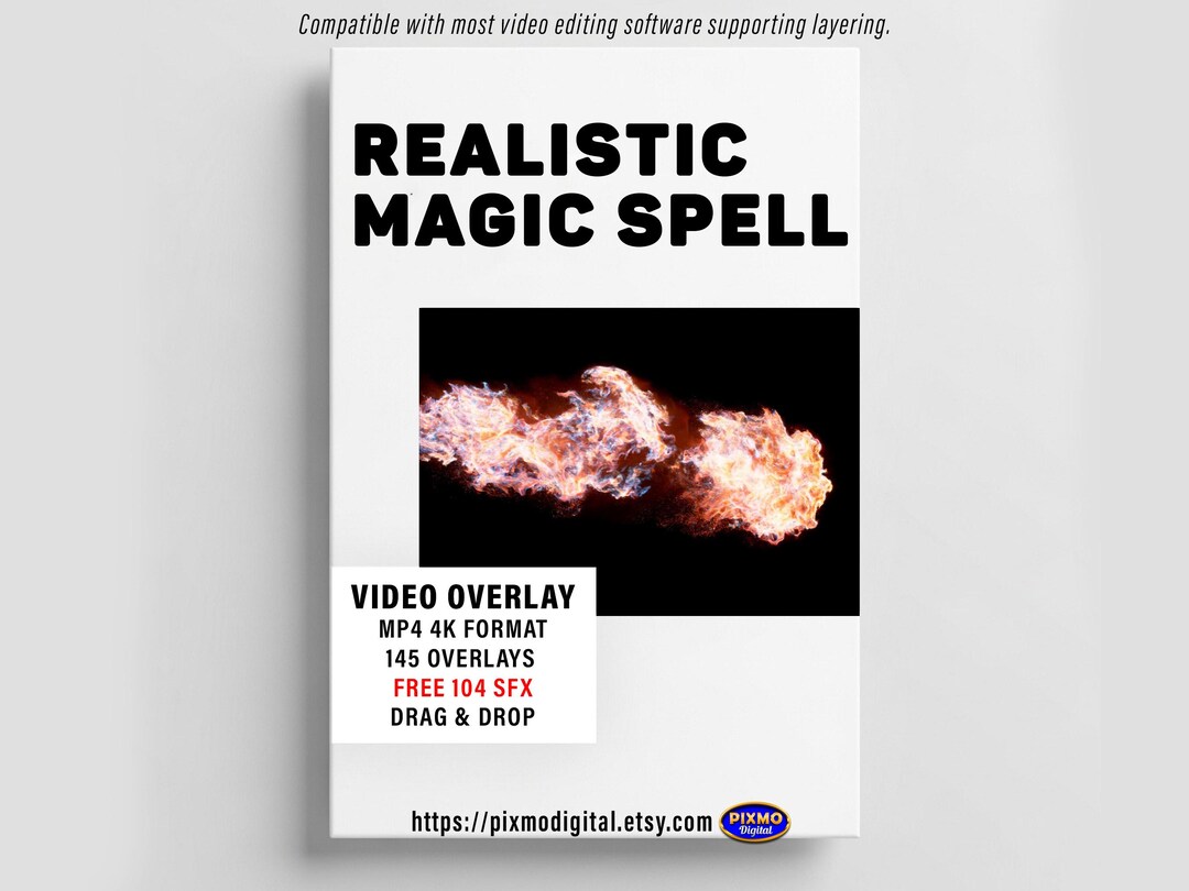 Magic Spell Realistic Effects Pack - High-quality 4K MP4 + Sound ...