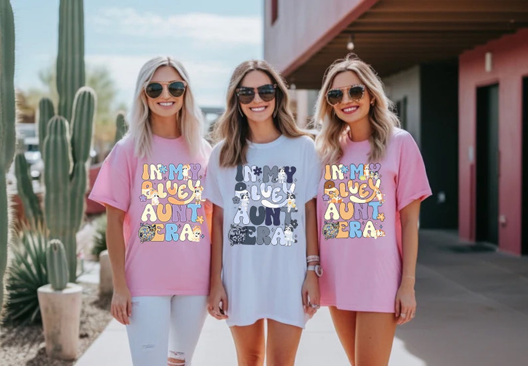 In My Bluey Aunt Era Shirt Bluey Frisky Shirtbluey Brandy - Etsy