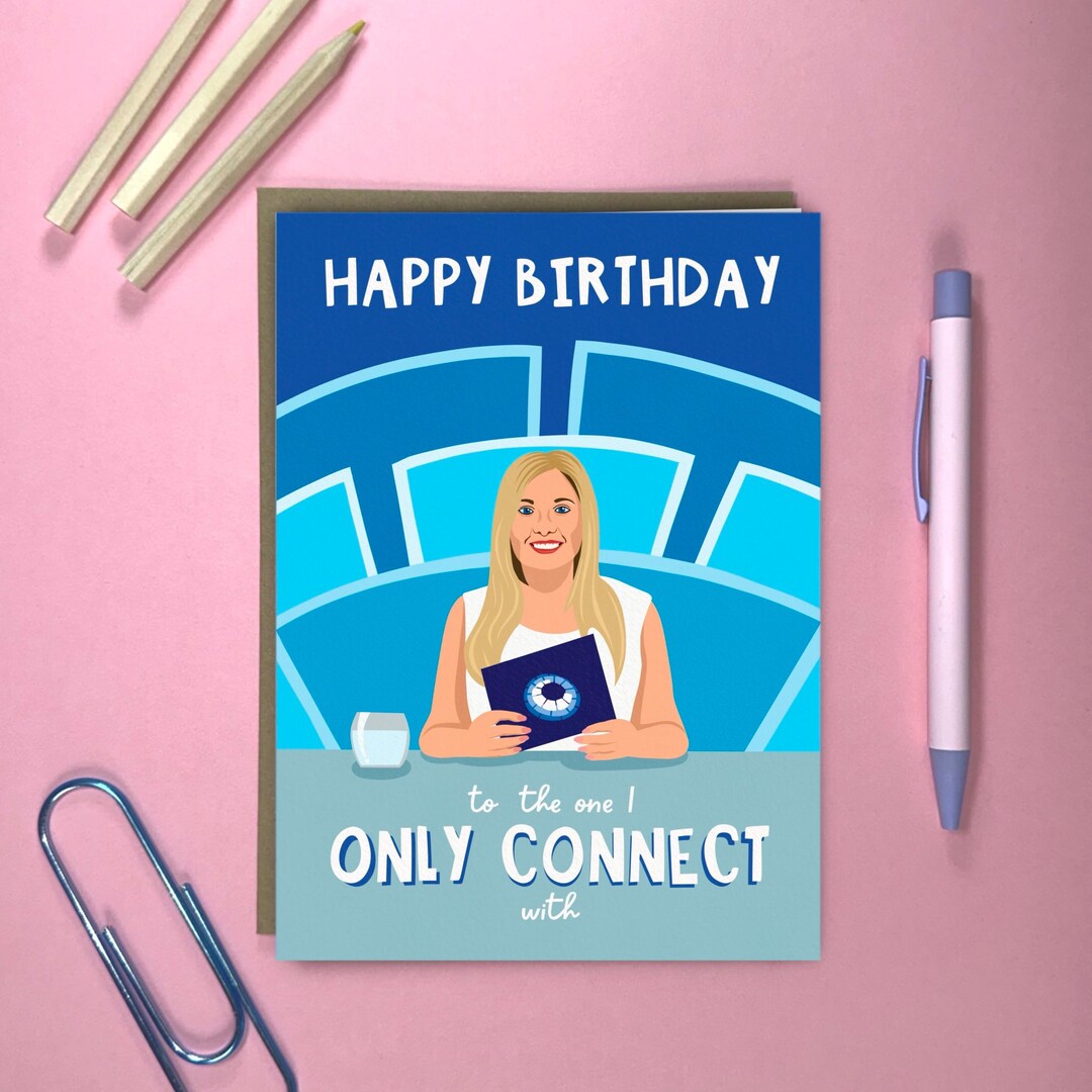 Funny Birthday Card: Only Connect Tribute for Nerd Geek - Etsy UK