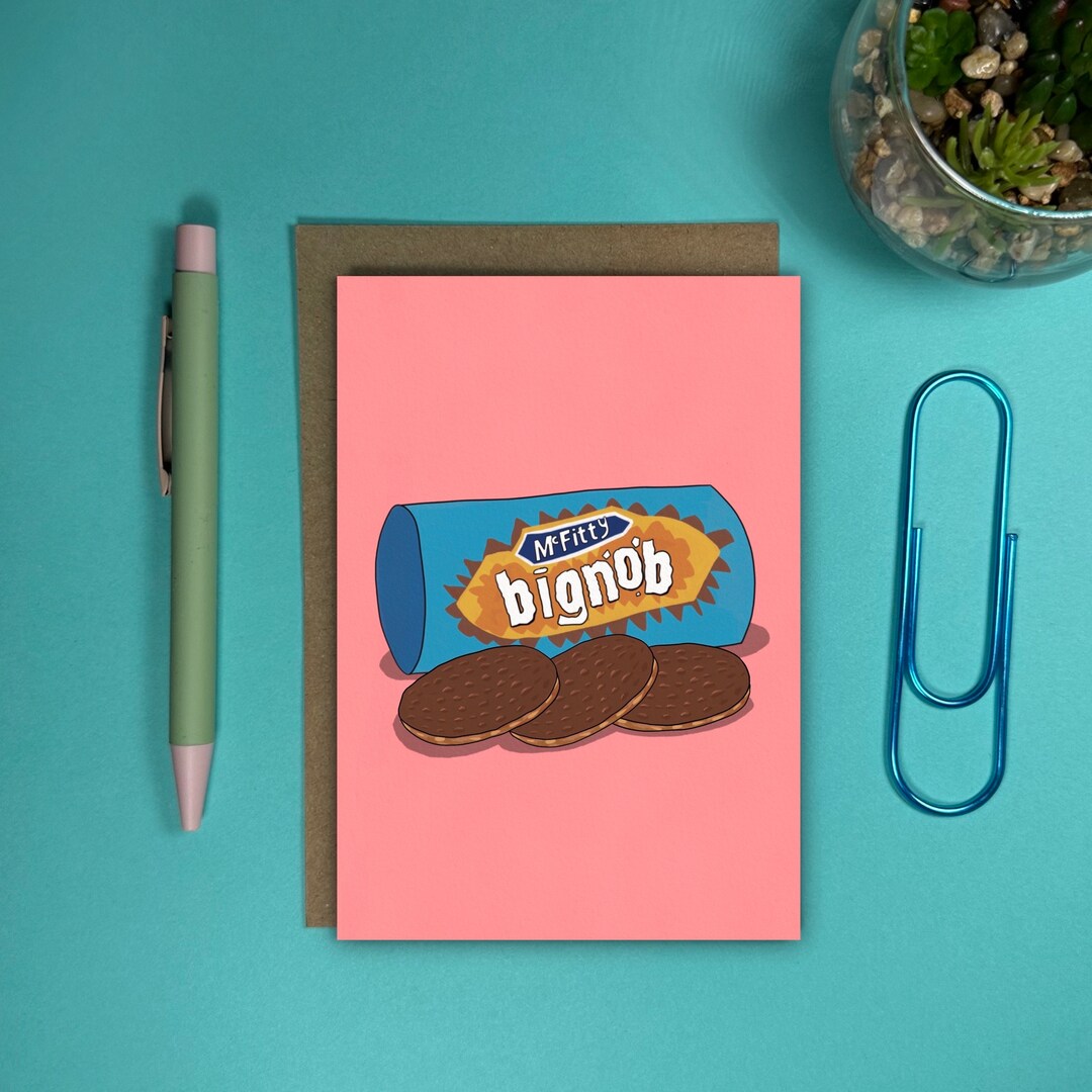 Funny Birthday Card for Chocolate Lover Mcfitty Big Nob Rude Birthday ...