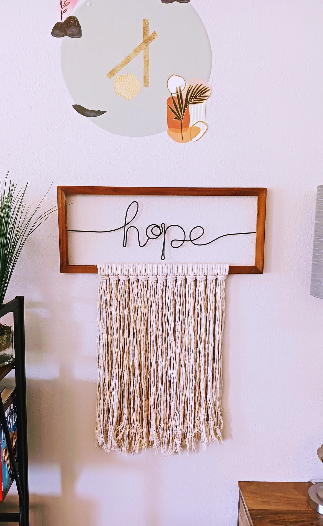 Wall Art/ Hanging Decor/ Hope Sign/ Home Decor/ Wood Wall Art - Etsy