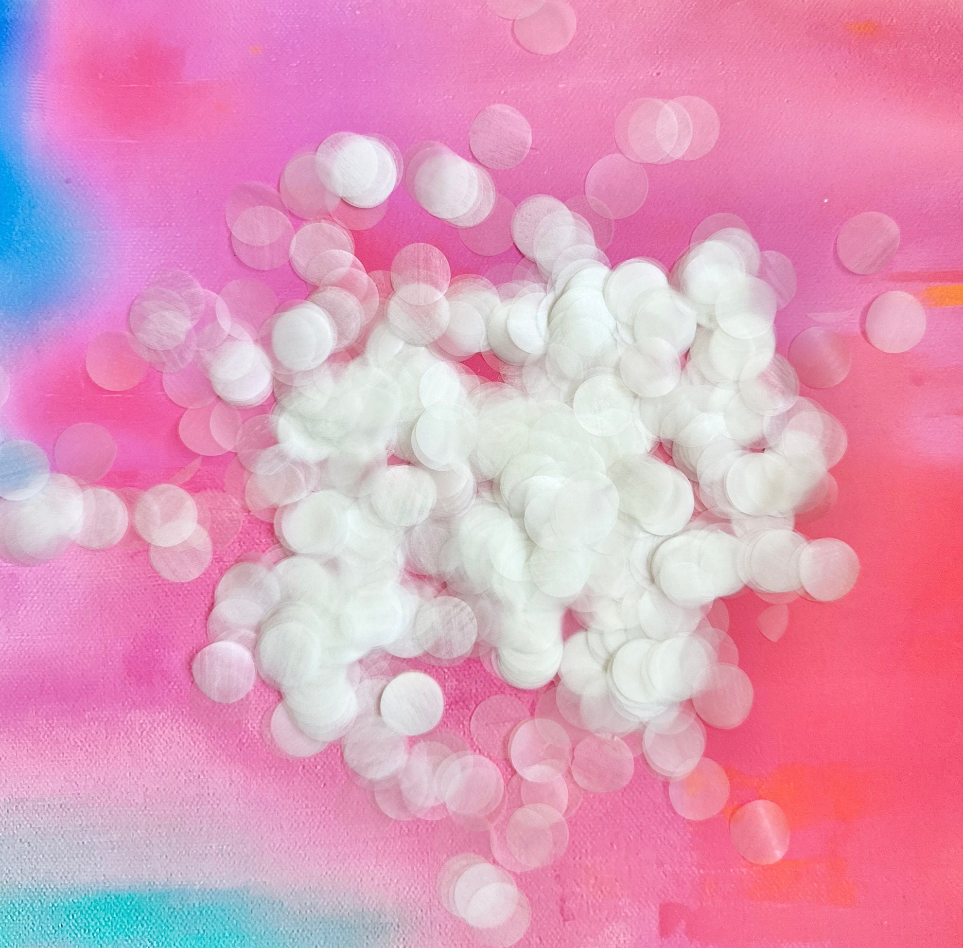 White Wedding Confetti Water Soluble Wedding Confetti - Etsy UK