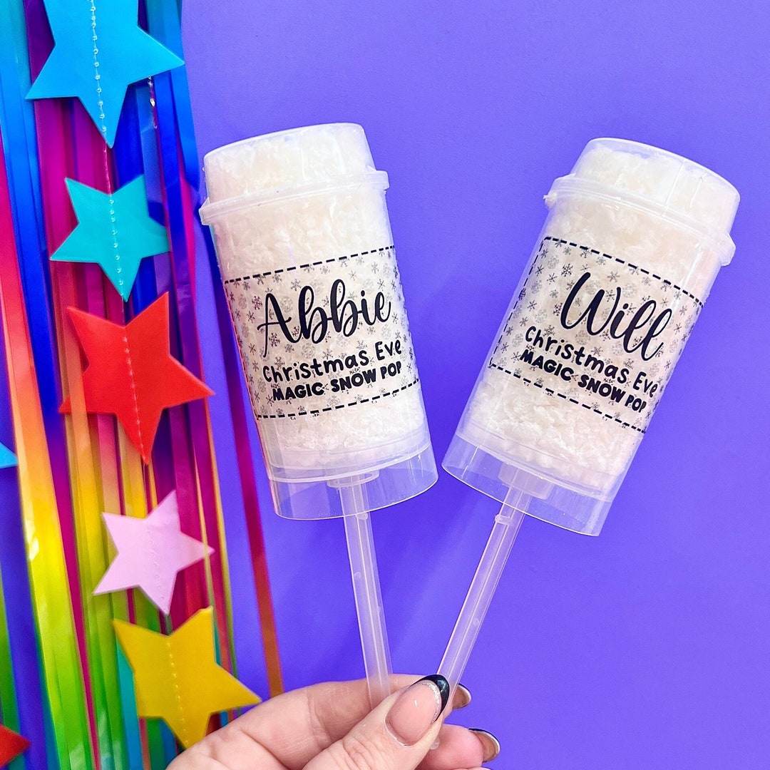 Christmas Eve Magic Snow Popper | Christmas Kids Xmas Eve Gift | Snow ...