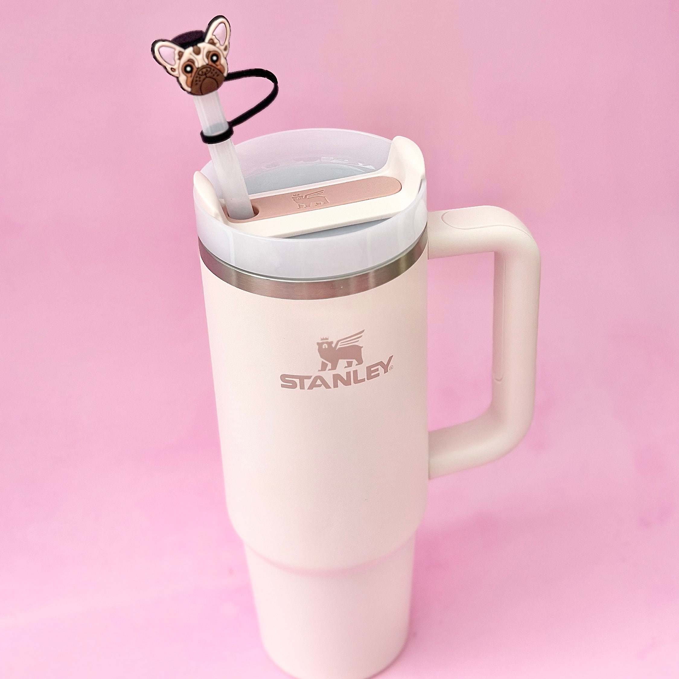 Straw Tumbler Frenchie | French Bulldog | Dog Cup Straw Cover ...