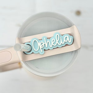 Personalised Tumbler Topper Cup Topper Name Personalised Mug Topper ...