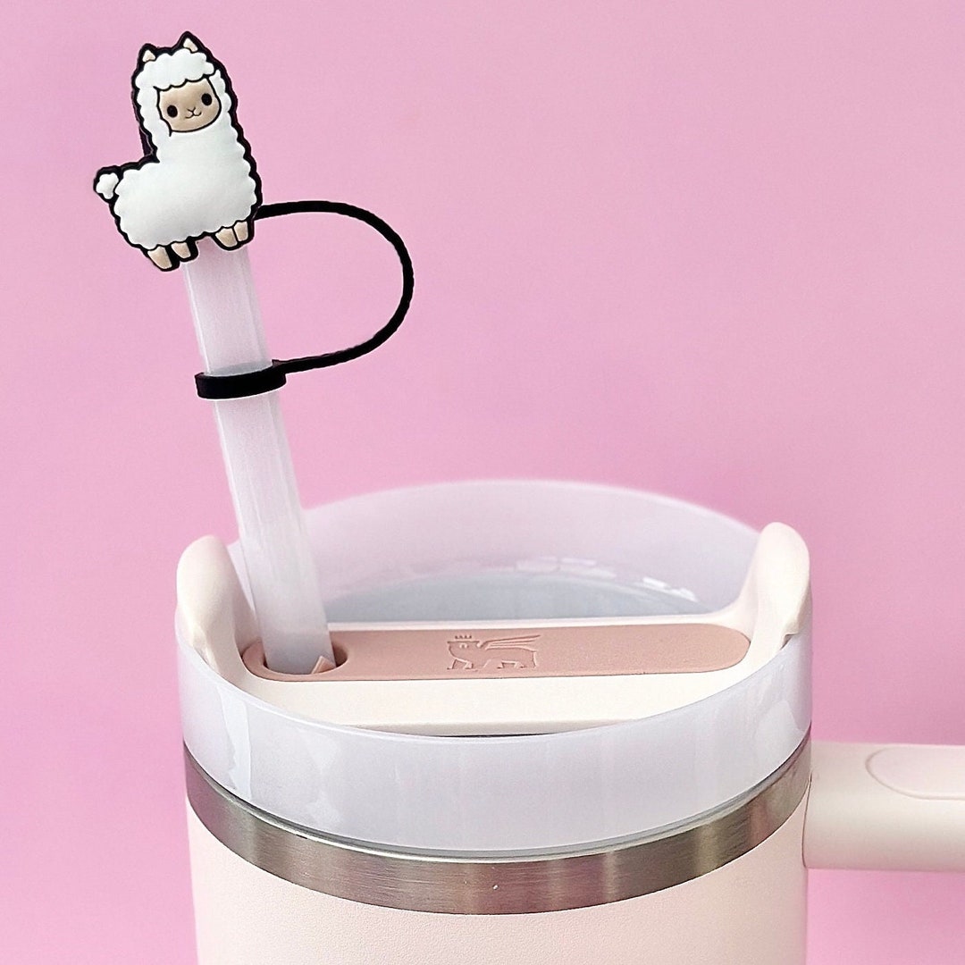 Straw Tumbler Llama | Alpaca Cup Straw Cover | Silicone Cup Accessory ...