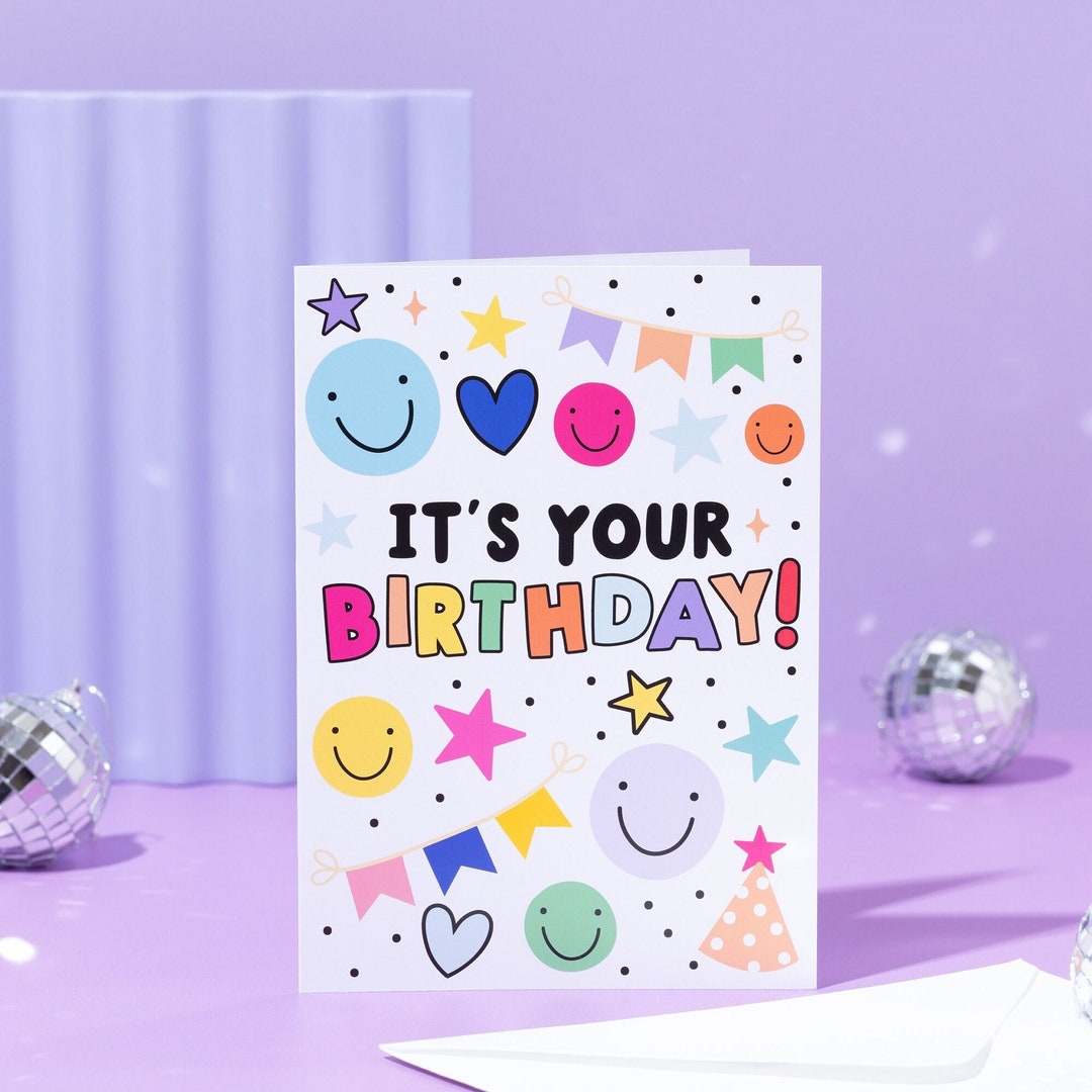 Birthday Card | Handmade It's Your Birthday Card | Happy Birthday Card ...