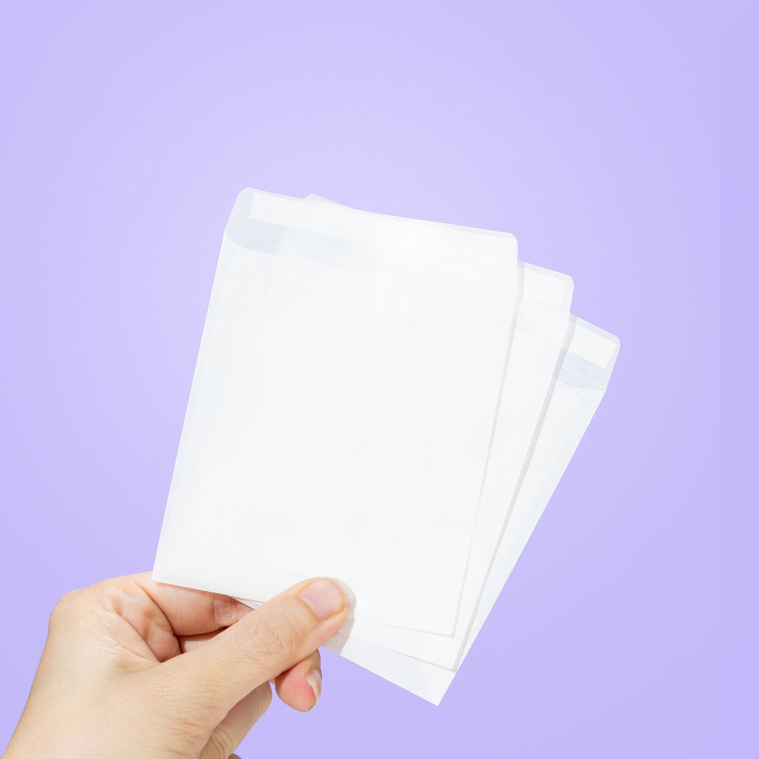 10 Large Empty Confetti Packets Frosted Glassine Confetti Bags Large ...