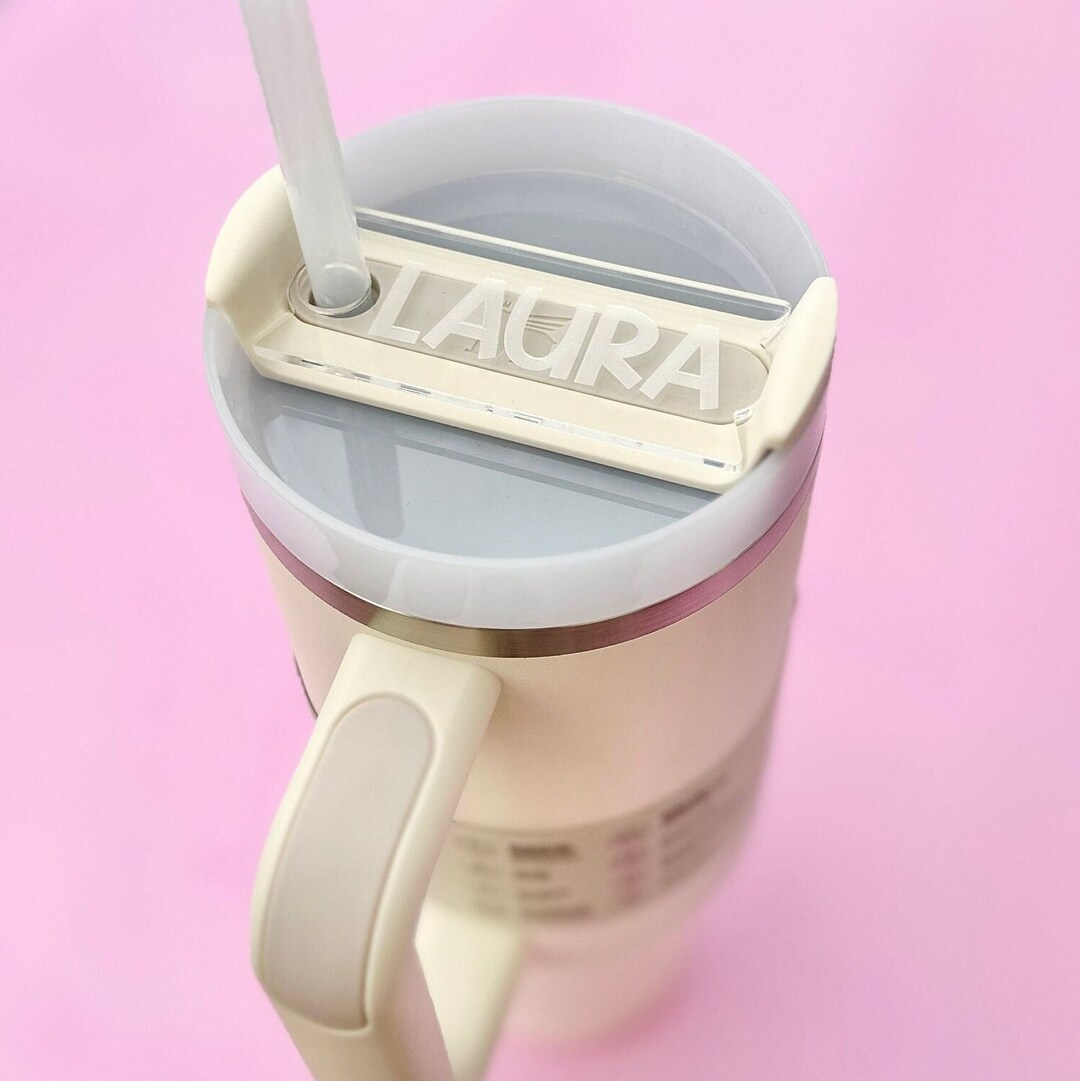 Personalised Tumbler Topper | Cup Topper Name | Personalised Mug Topper ...