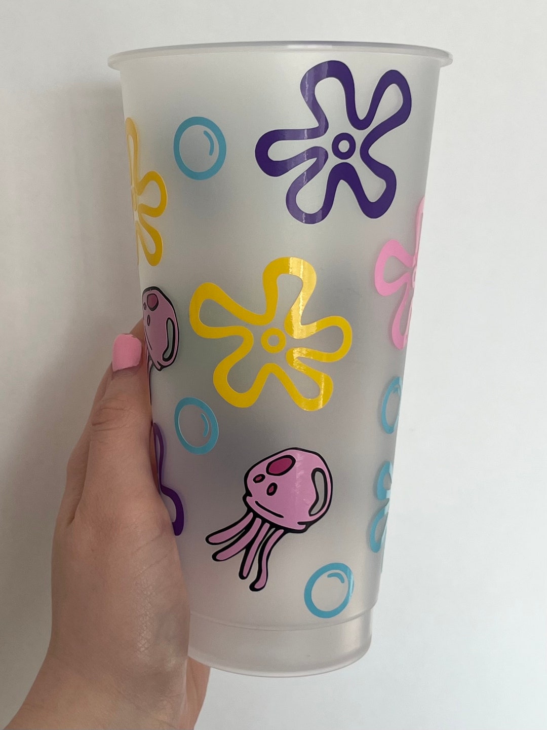 Spongebob Squarepants Cup Spongebob Starbucks Cup Bikini - Etsy