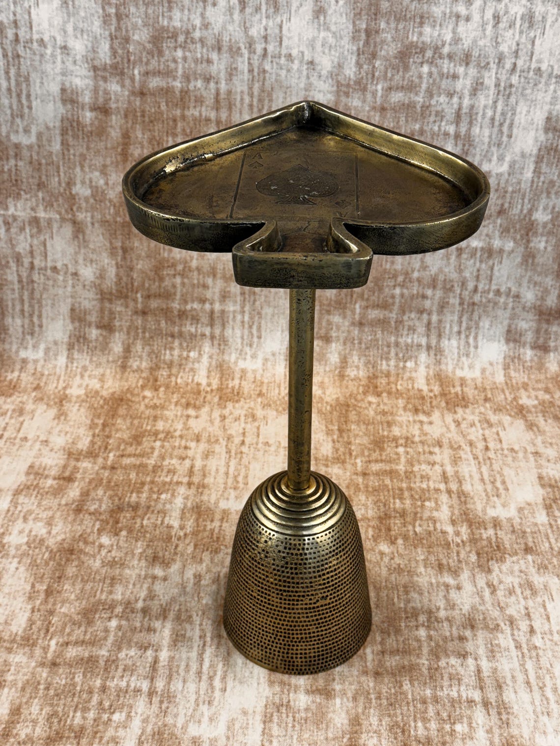 Ace of Spades Side Table: Gothic Metal Accent Table - Etsy