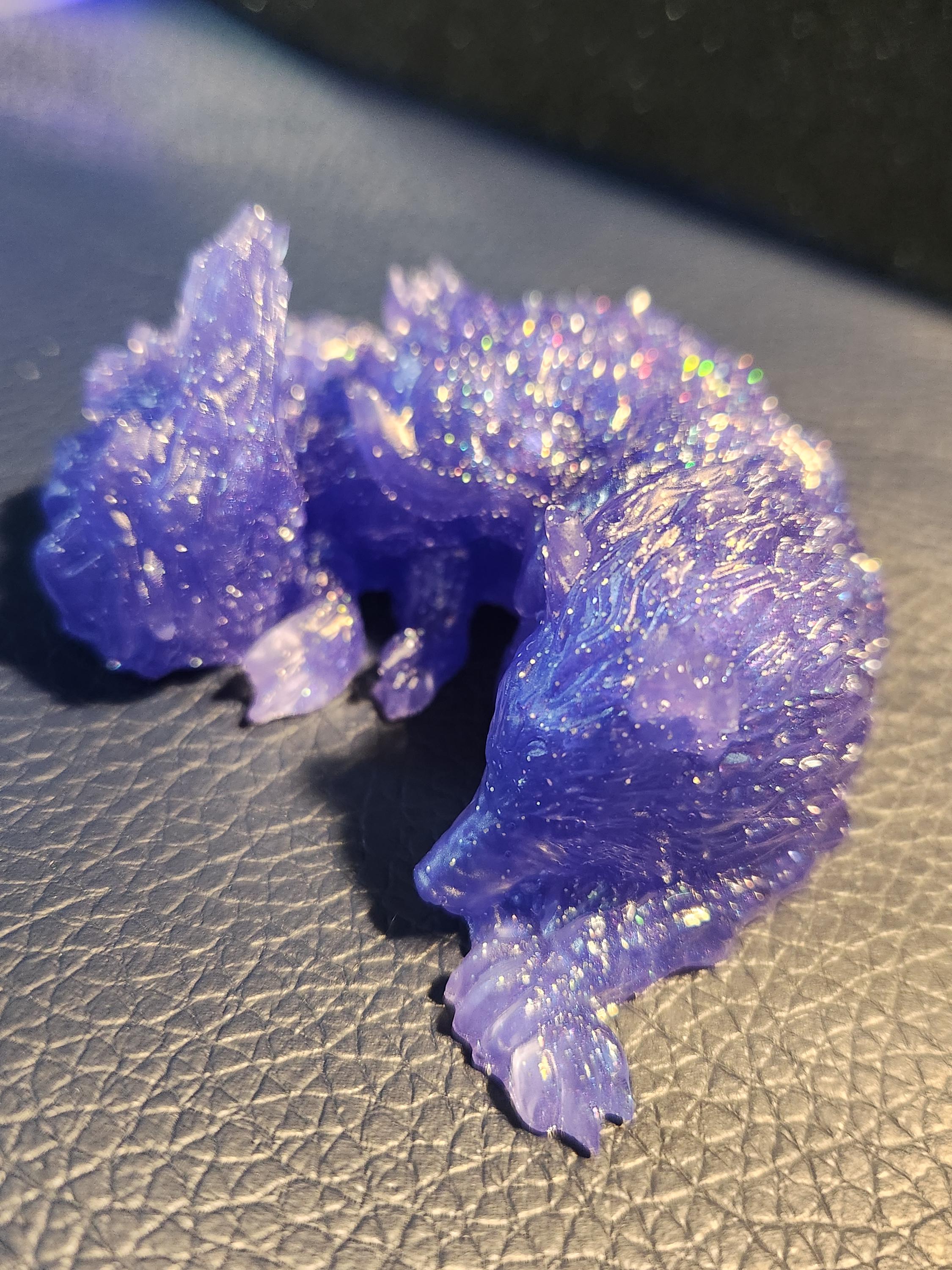 Sleeping Wolf. Resin Art. Wolf Figure. - Etsy