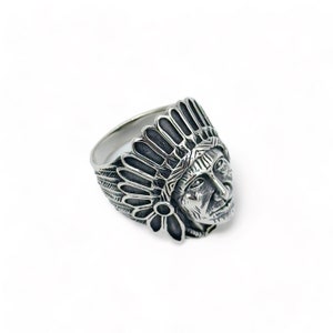 Native American Ring | Silver Apache Jewelry for Men&women | Indian ...