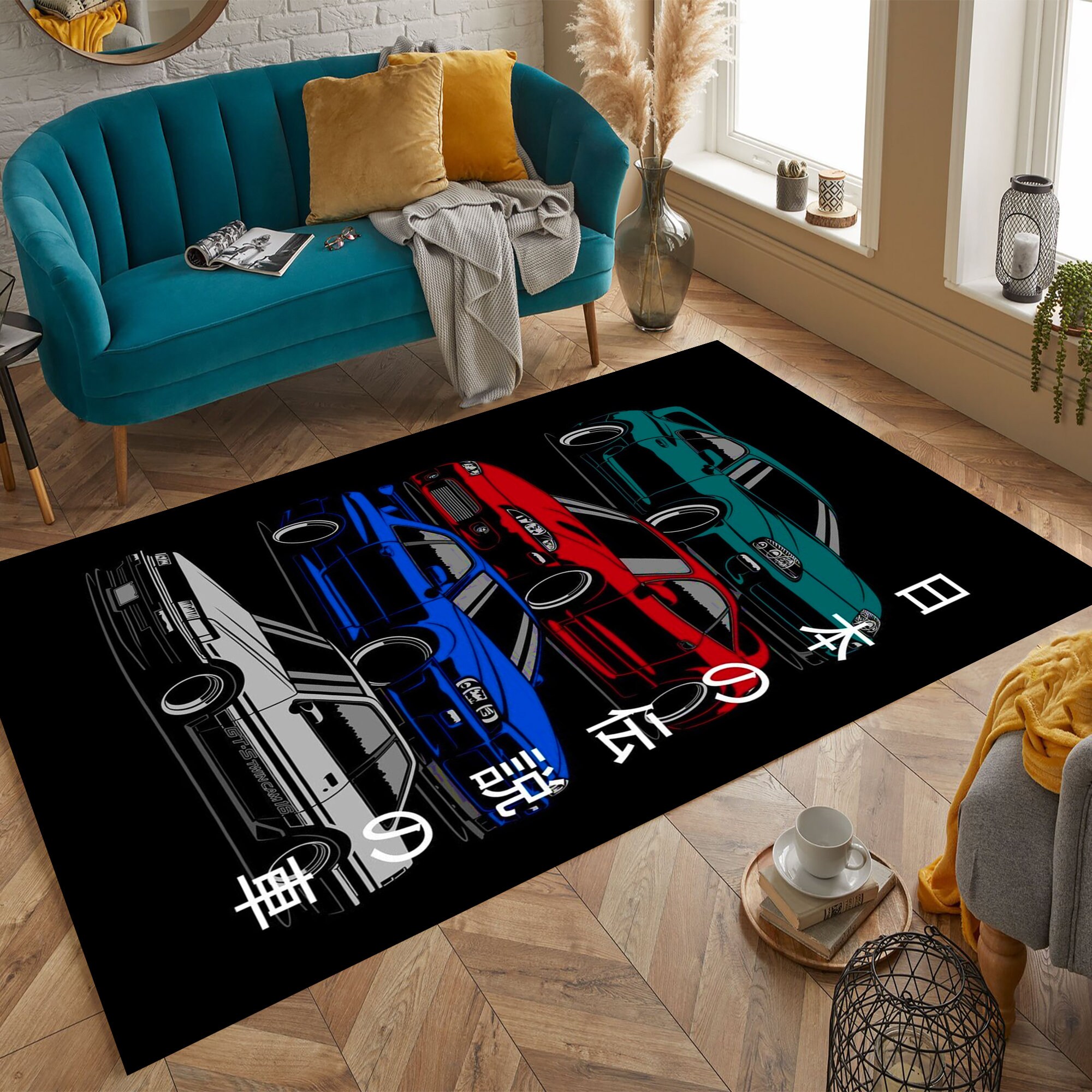JDM Legends Cars Area Rug Famous F1 Racing Cars Decor - Etsy
