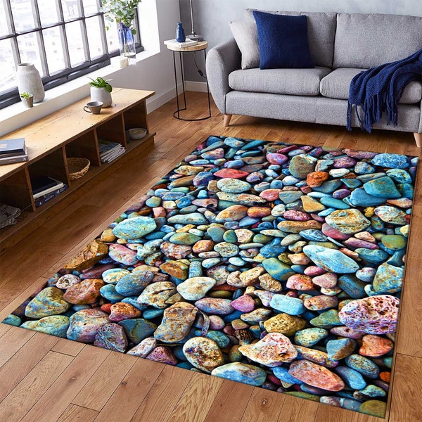 River Rock Rug - Etsy