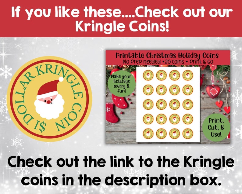 Printable Christmas Play Money- 1,5,10 Santa Bucks | Holiday Reward ...