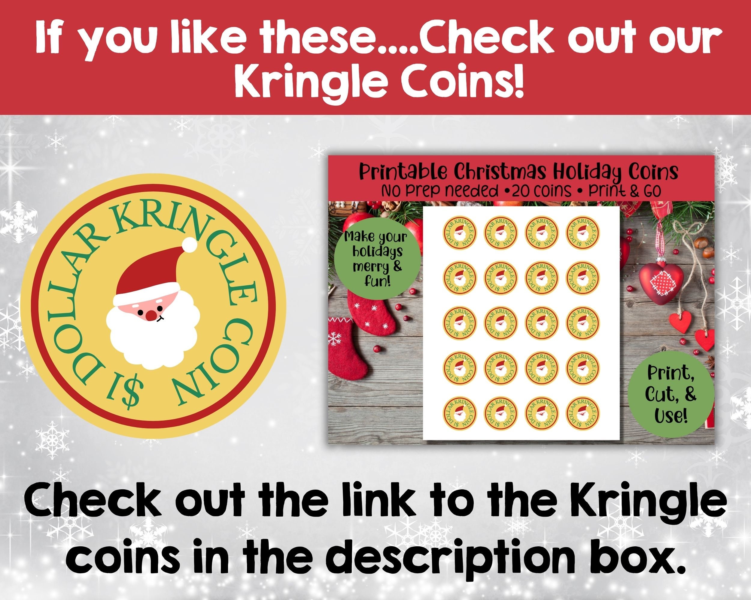 Printable Christmas Play Money- 1,5,10 Santa Bucks | Holiday Reward ...