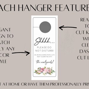 Printable Pink Floral Wedding Guest Door Sign for Destination - Etsy