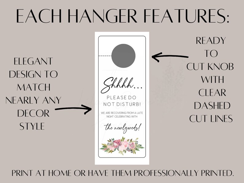 Printable Pink Floral Wedding Guest Door Sign for Destination - Etsy