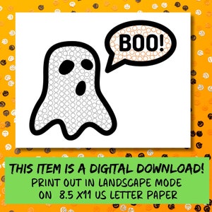 Halloween Fine Motor Activity Templates for Q-tip Painting, Crafting ...