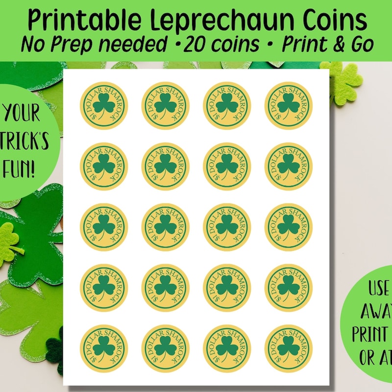Leprechaun Coins - Etsy