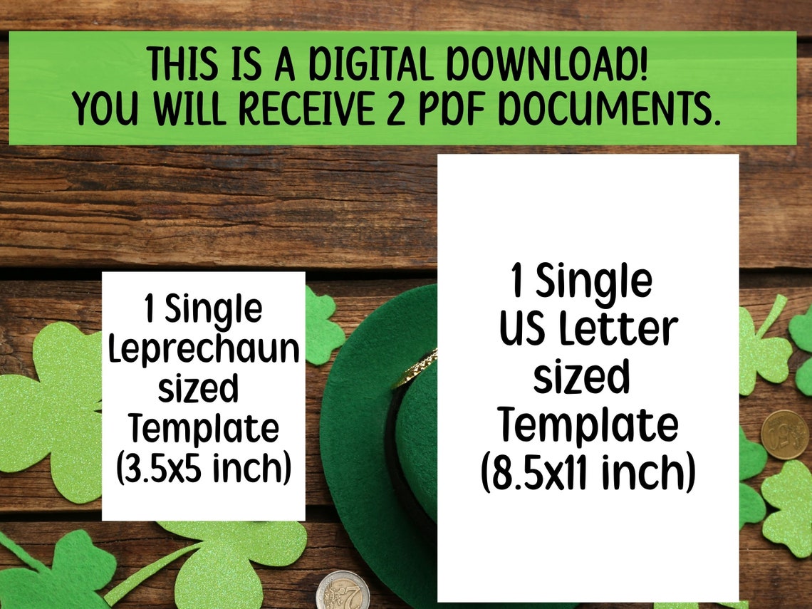 Printable Rainbow Leprechaun Trap Letter | St. Patrick's Day Sneaky ...