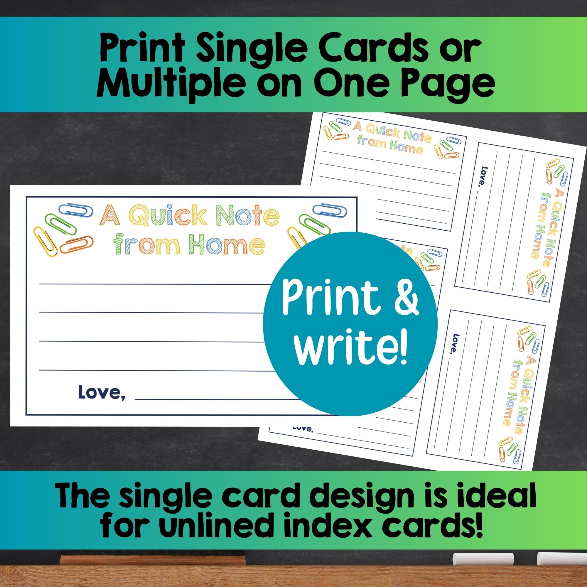 Printable Lunchbox Love Note Cards for School or Work | School Reminder ...