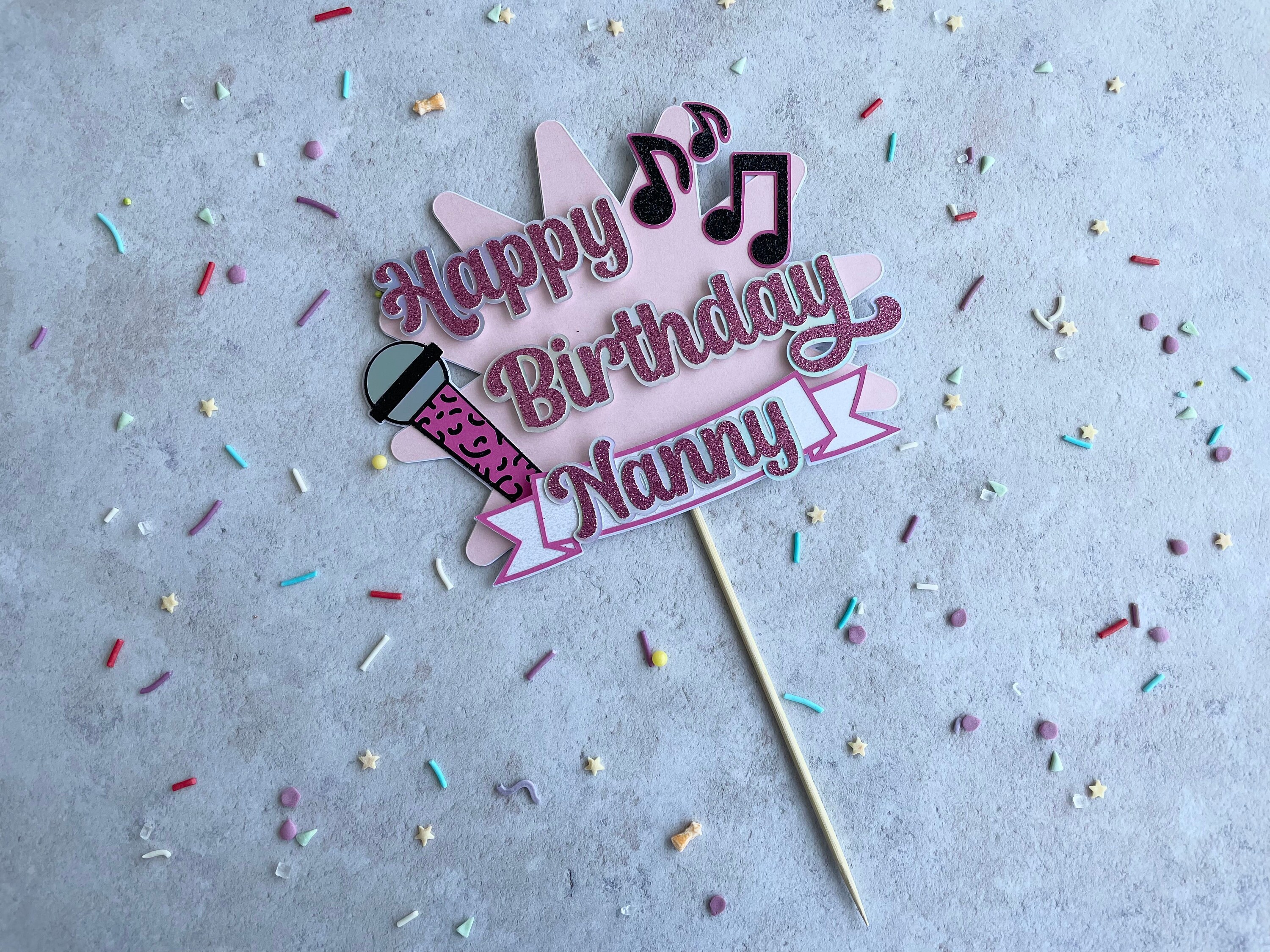 Music Theme Cake Topper Music Theme Cake Customised Cake - Etsy Australia