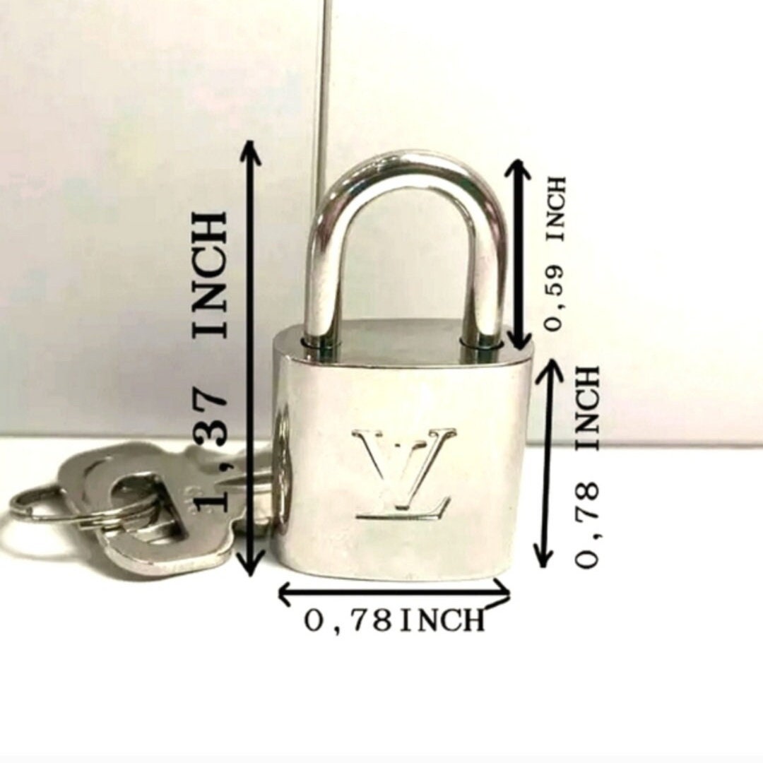 Authenticated Louis Vuitton #315 Vintage Rare Silver Palladium Plated ...