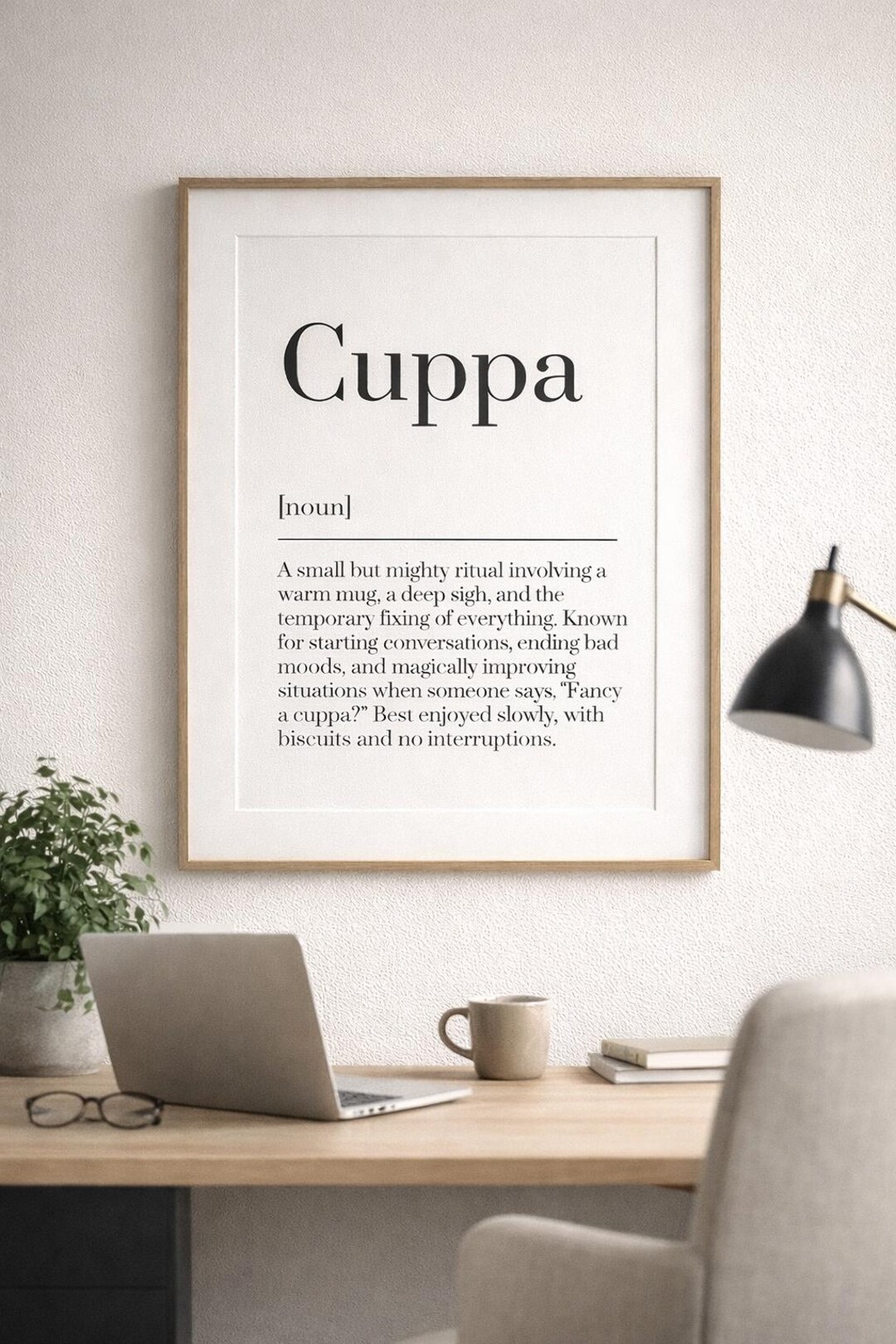 Cuppa Definition Print, Digital Download | Mother’s Day Gift, Cup of ...