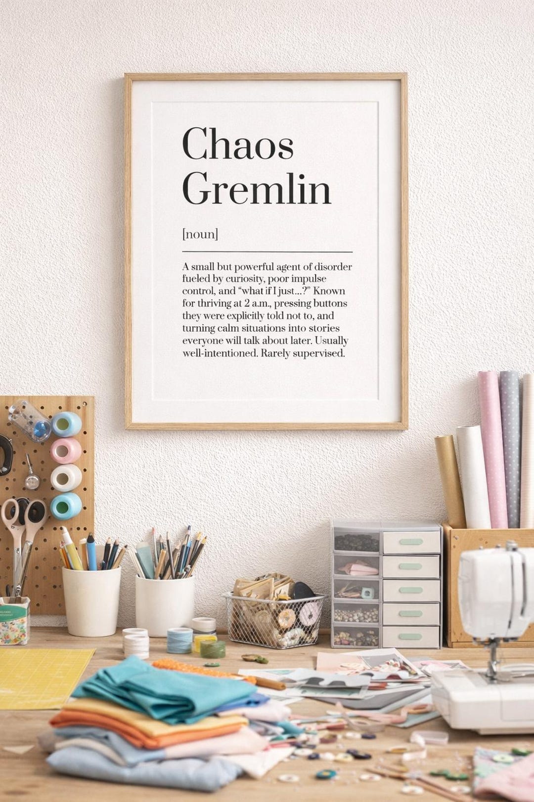 Chaos Gremlin Definition Print, Digital Download - Etsy Canada