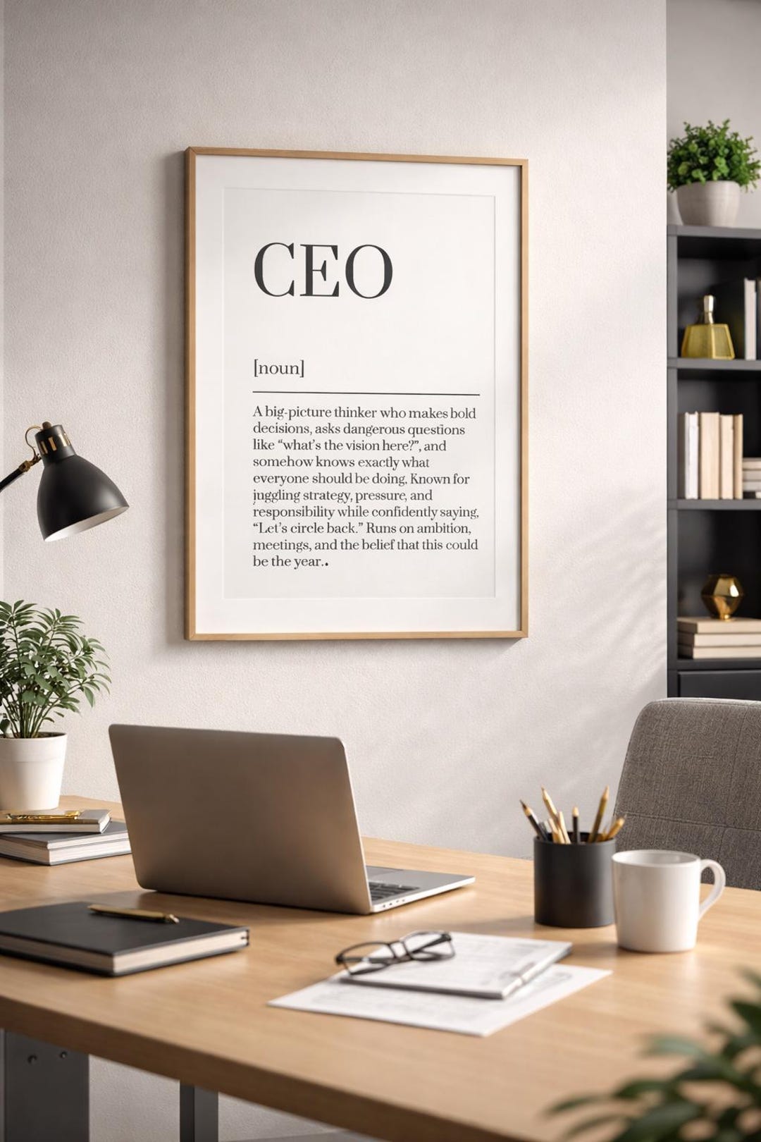 CEO Definition Print, Digital Download - Etsy