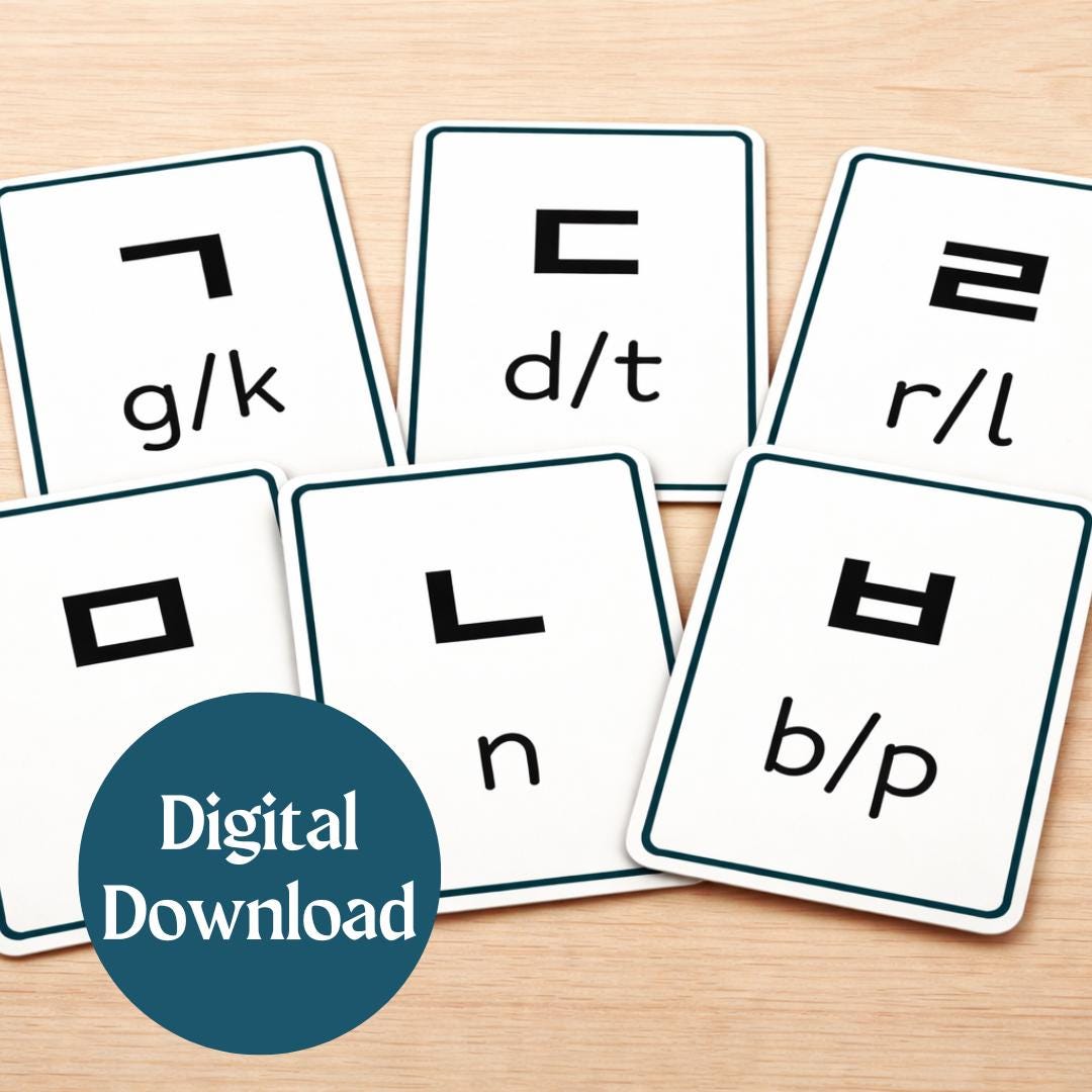Korean Hangul Alphabet Flashcards Teal – Language Learning, Kpop ...