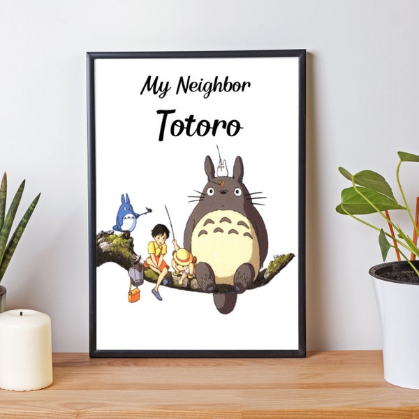 Buy Totoro Poster - Etsy