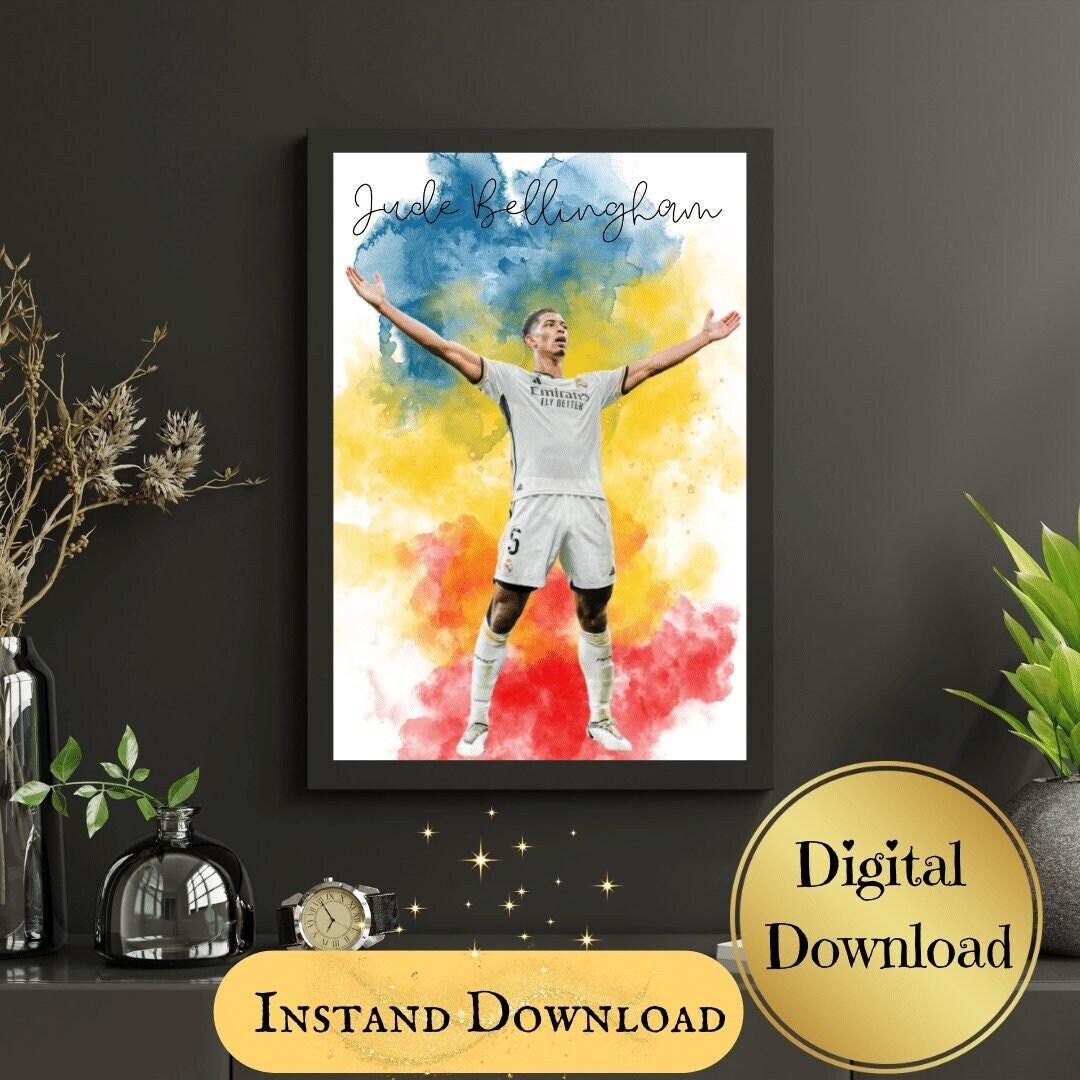 Jude Bellingham Wall Art Bellingham Print, Bellingham Poster ...