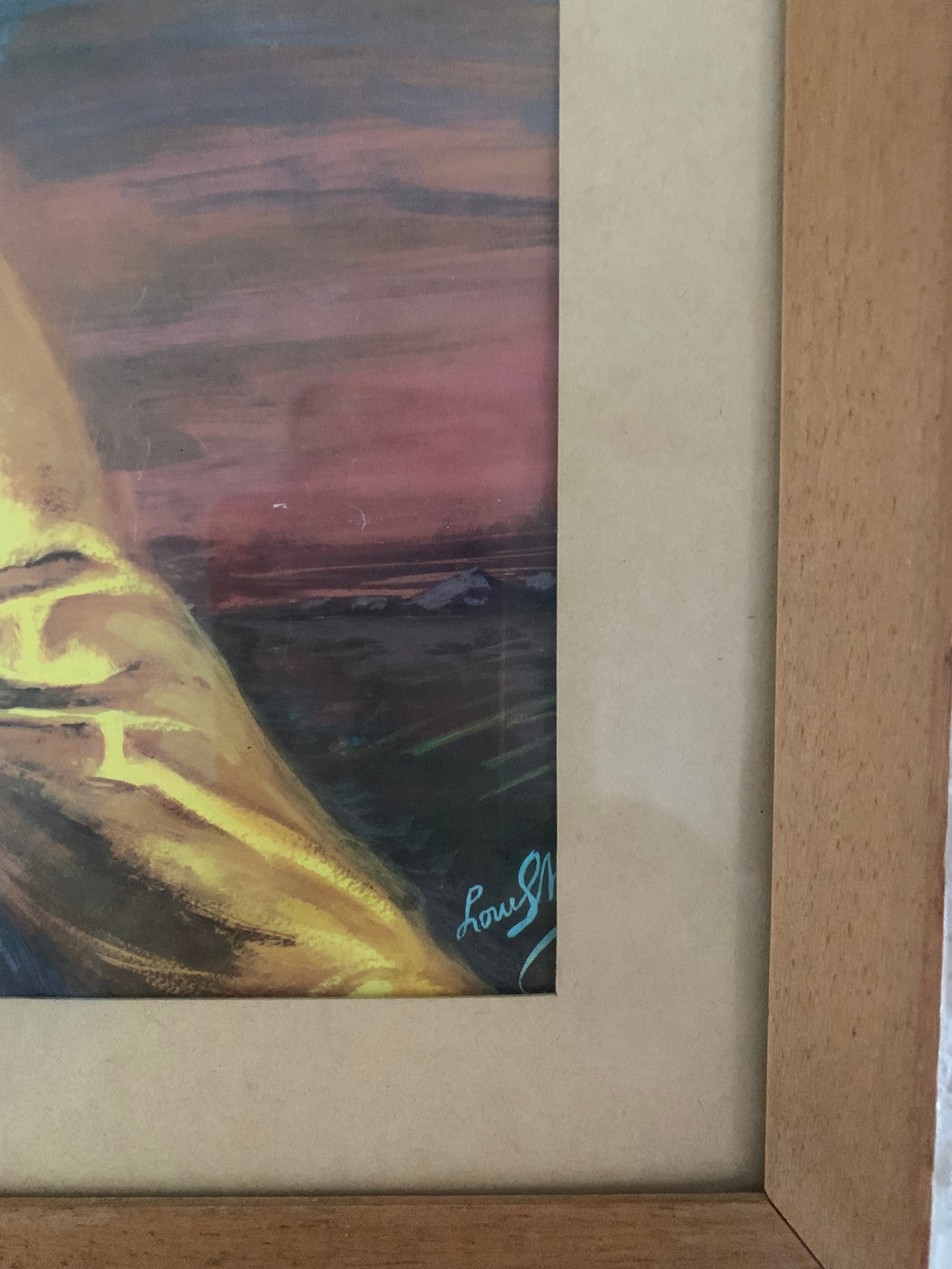 Original 1970s Louis Shabner Framed Print - Etsy