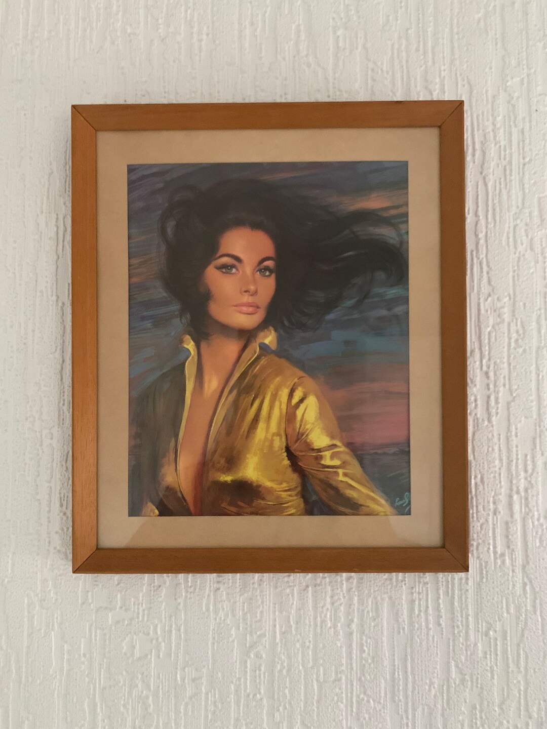 Original 1970s Louis Shabner Framed Print - Etsy