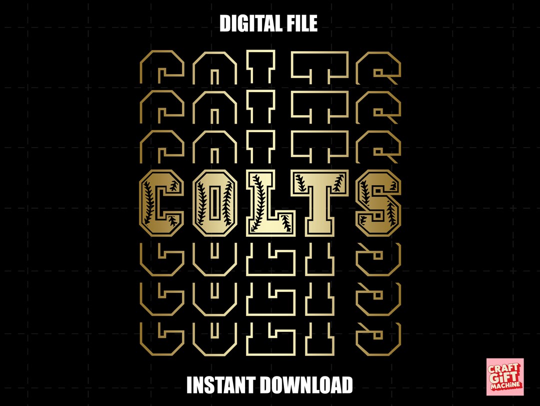 Colts Svg, School Sports Team Shirt Svg, School Mascot Svg, Colts ...